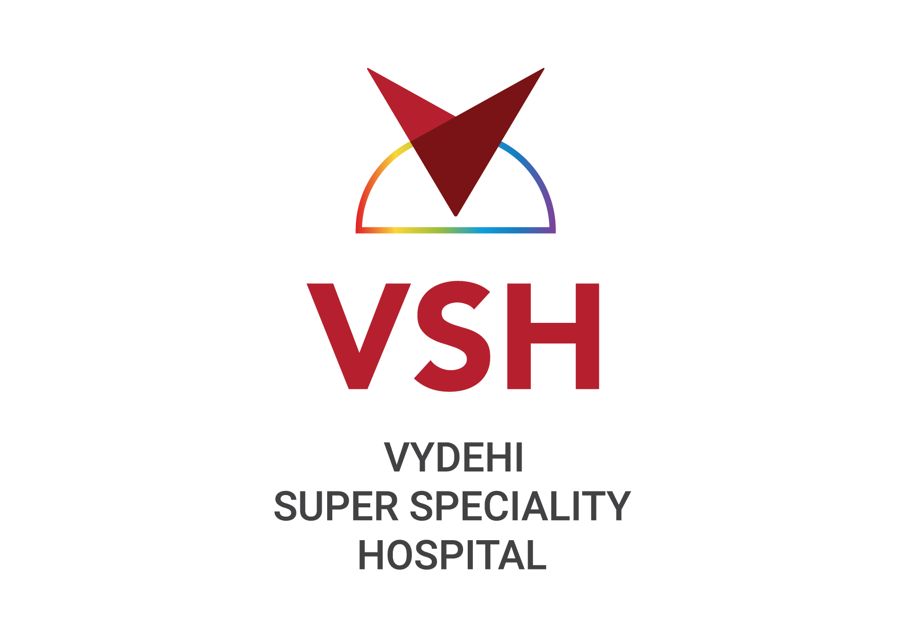Vsh Logo Vsh Triangle Letter Logo Design Royalty Free Vector Image